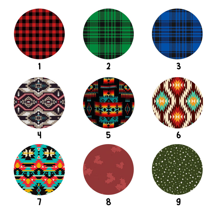 Personalized Native American Layered Wood Ornament, Custom Indigenous