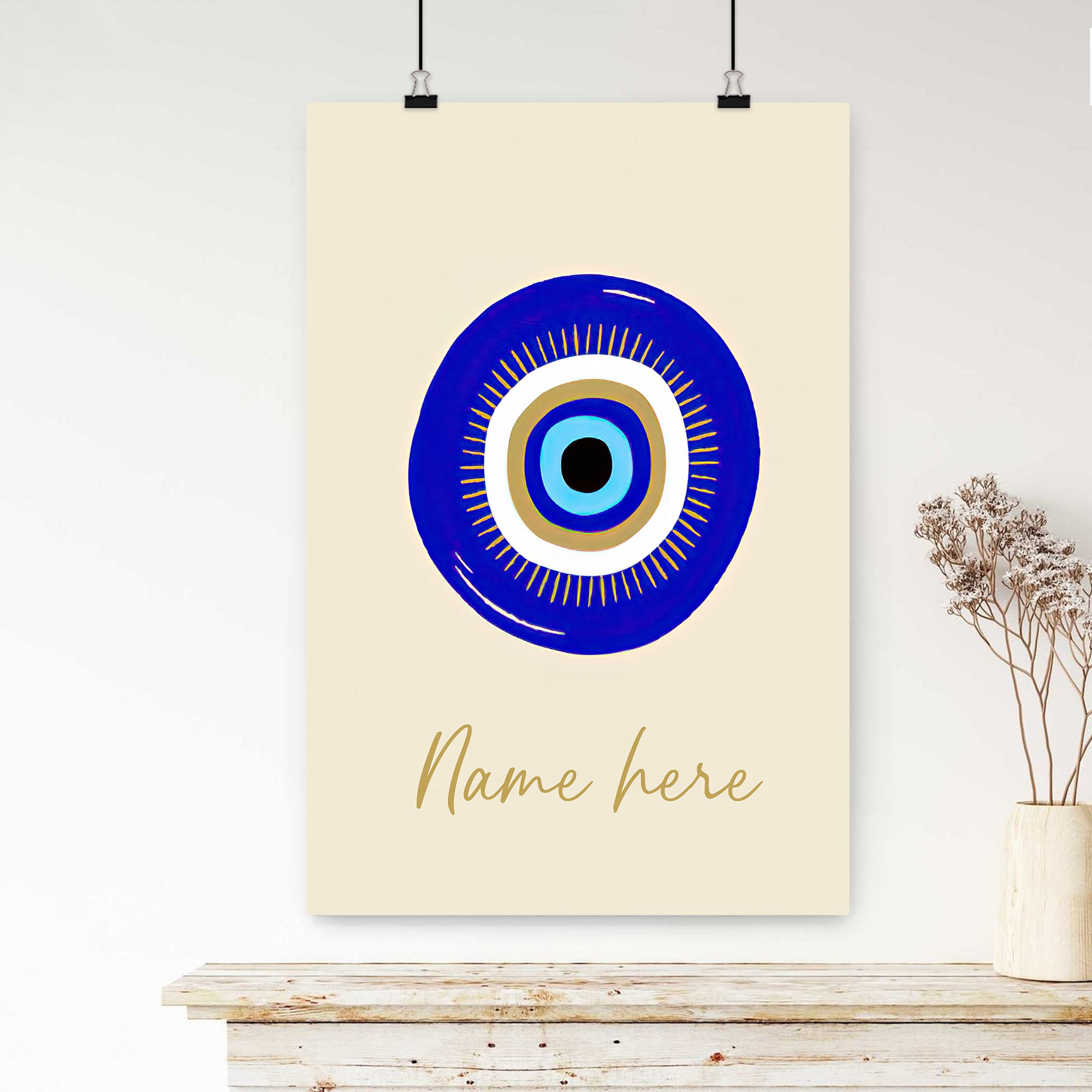 Greek Evil Eye Art
