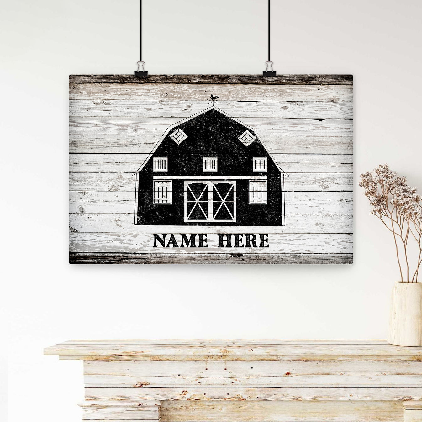 Farmer Poster & Canvas, Rustic Barn Cabin Farmhouse - Farm Country Lif