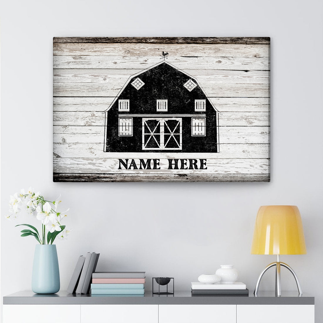 Farmer Poster & Canvas, Rustic Barn Cabin Farmhouse - Farm Country Lif