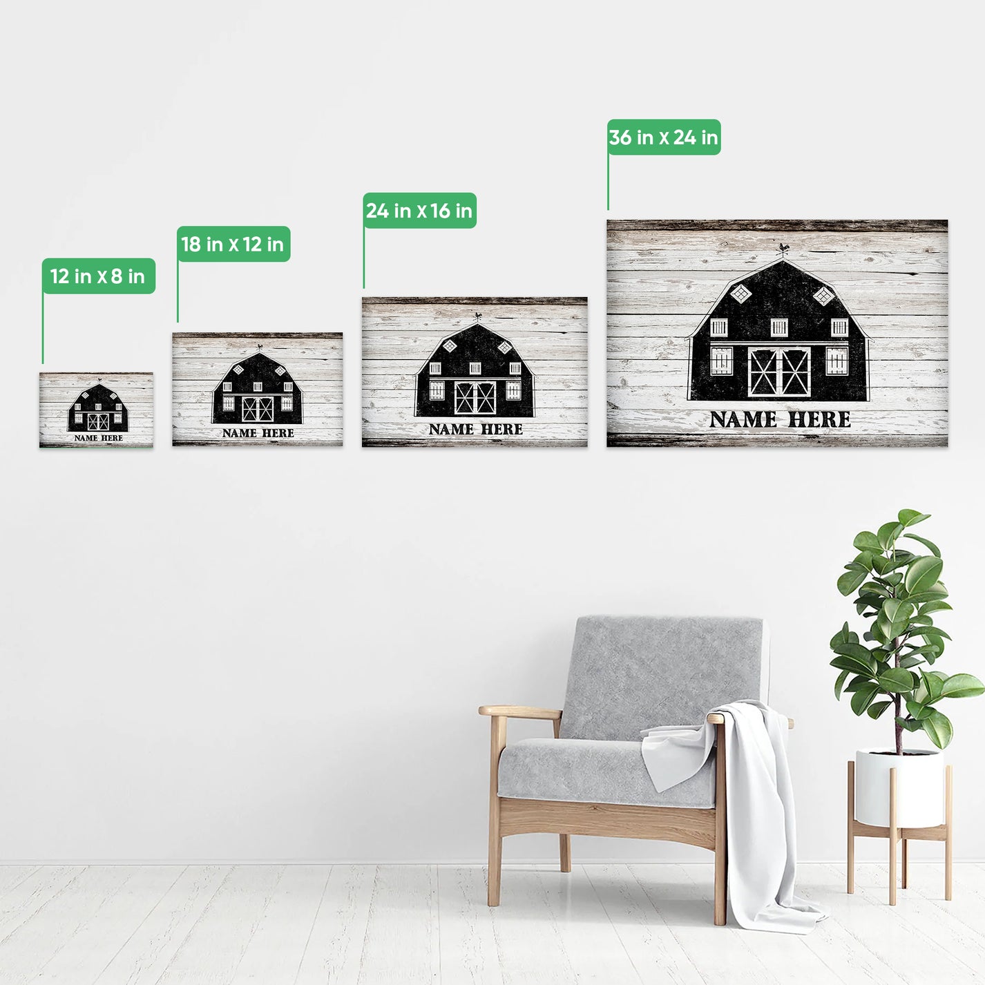 Farmer Poster & Canvas, Rustic Barn Cabin Farmhouse - Farm Country Lif