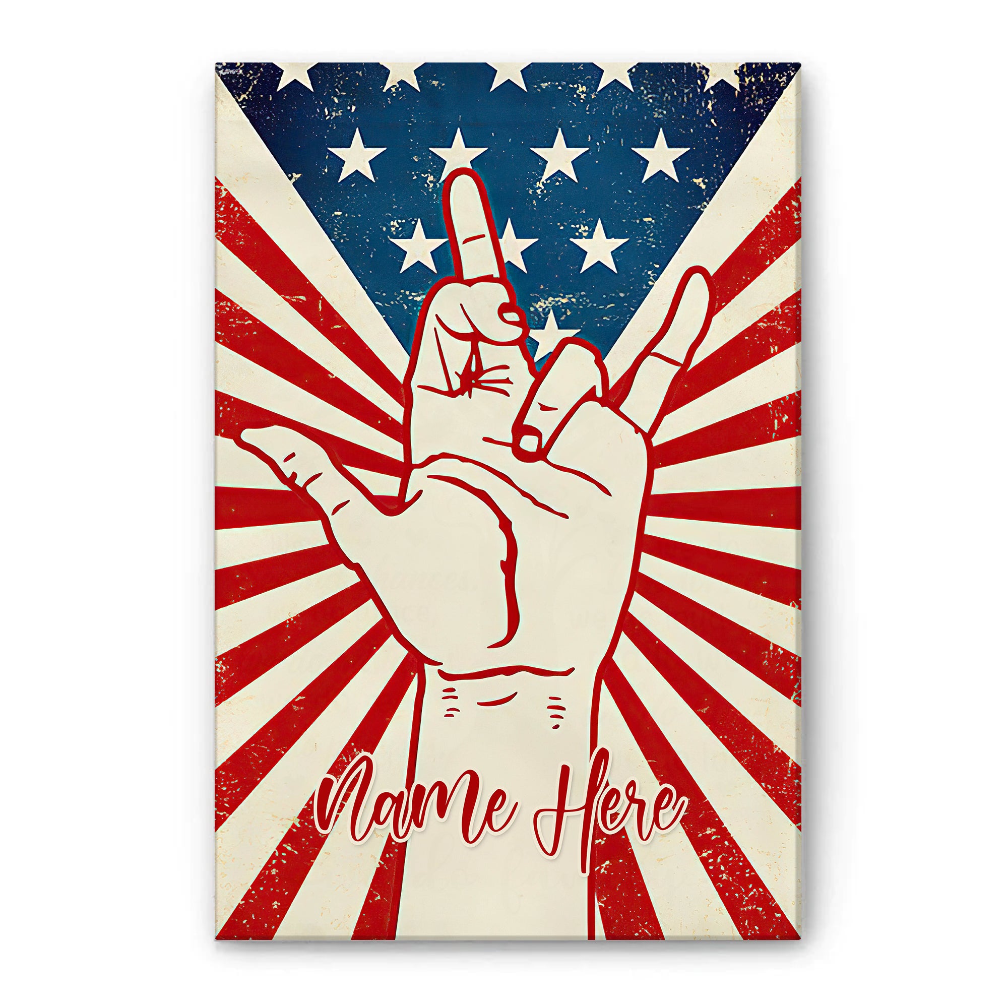 Sign Language Poster & Canvas, I Really Like You ASL - American Sign L