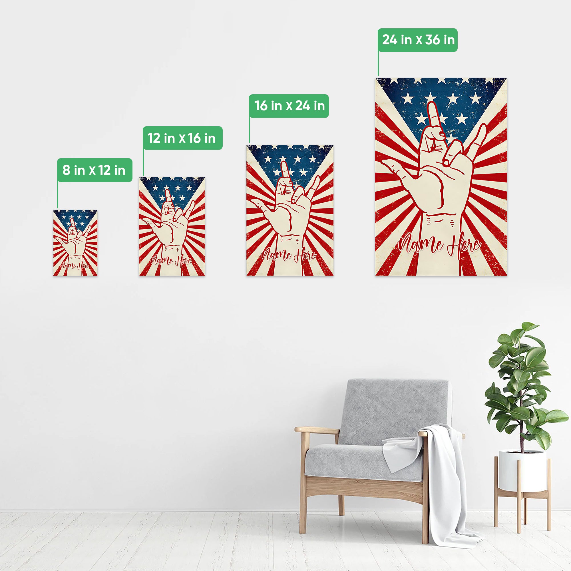 Sign Language Poster & Canvas, I Really Like You ASL - American Sign L ...